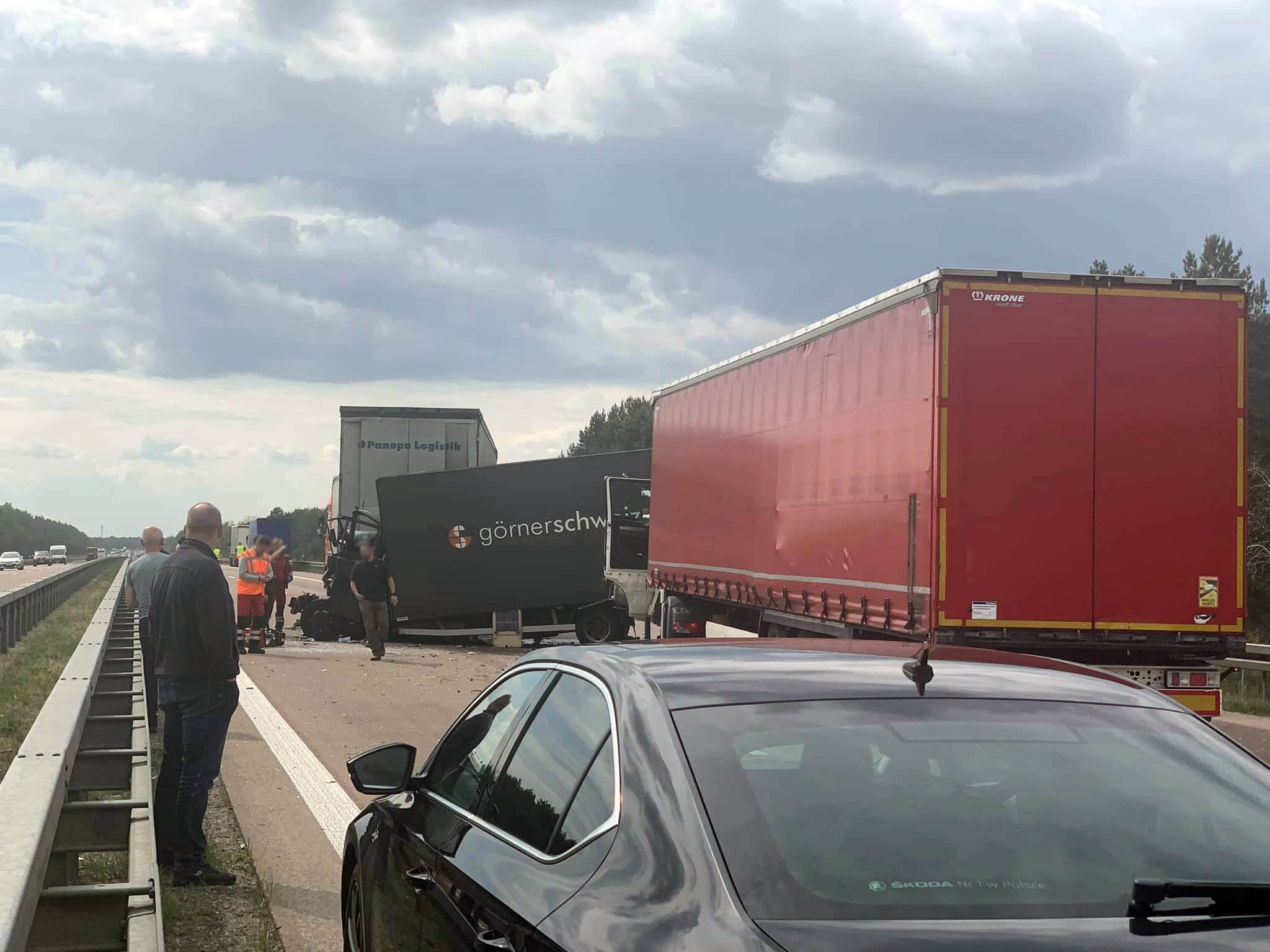 Słubice24.pl - Kolejny wypadek na A12 w Niemczech. Zderzenie czterech ... Słubice24.pl - Kolejny wypadek na A12 w Niemczech. Zderzenie czterech ...
